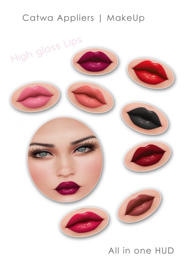 New lipglosses for Catwa meshheads! | DeeTaleZ – Digital Avatar Artistry
