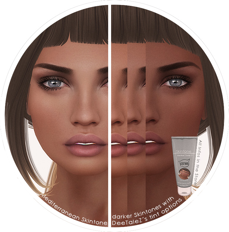 DeeTaleZ´s darker Skintones for Catwa Skin Appliers | DeeTaleZ ...