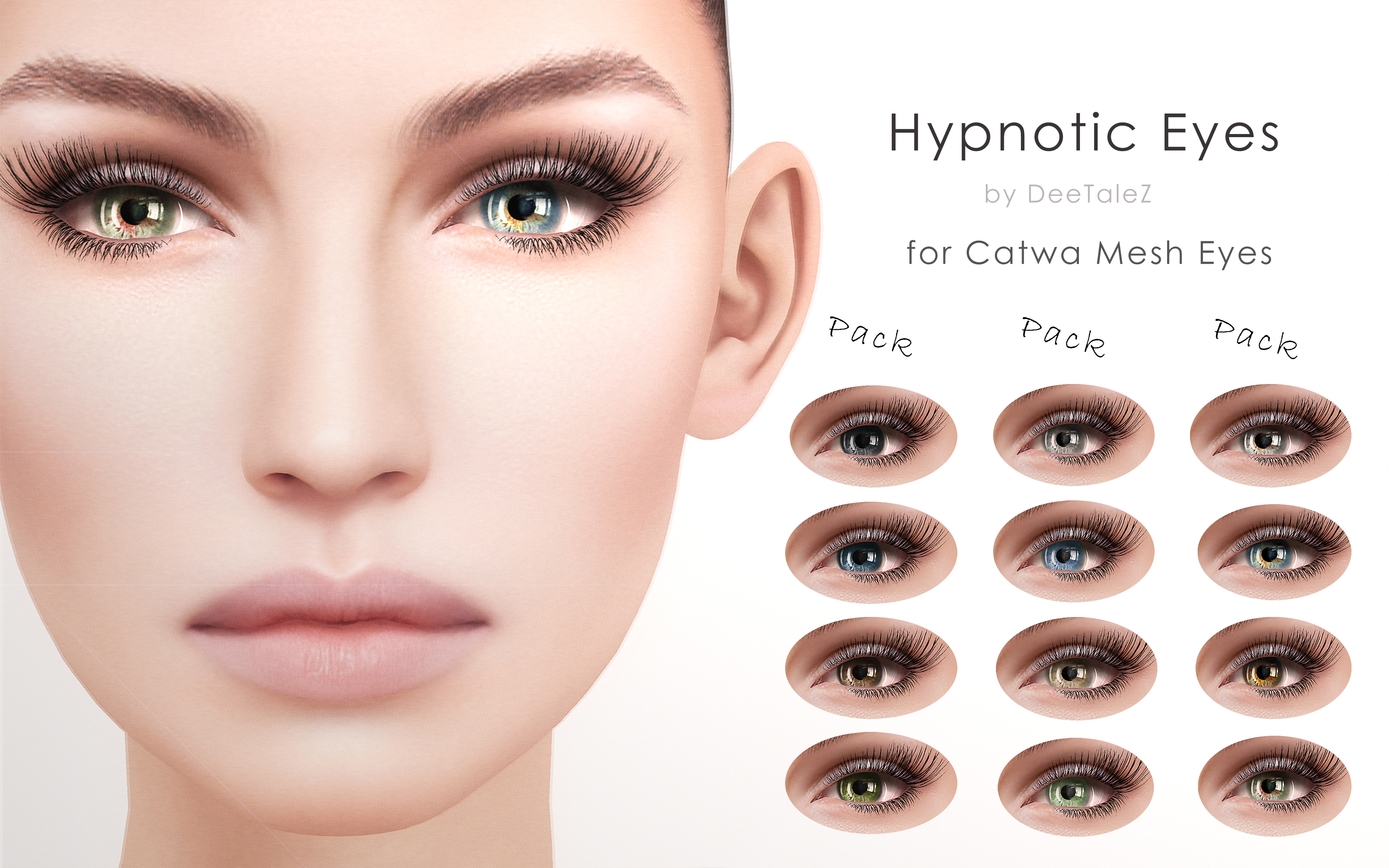Catwa Mesh Eyes Appliers | DeeTaleZ – Digital Avatar Artistry