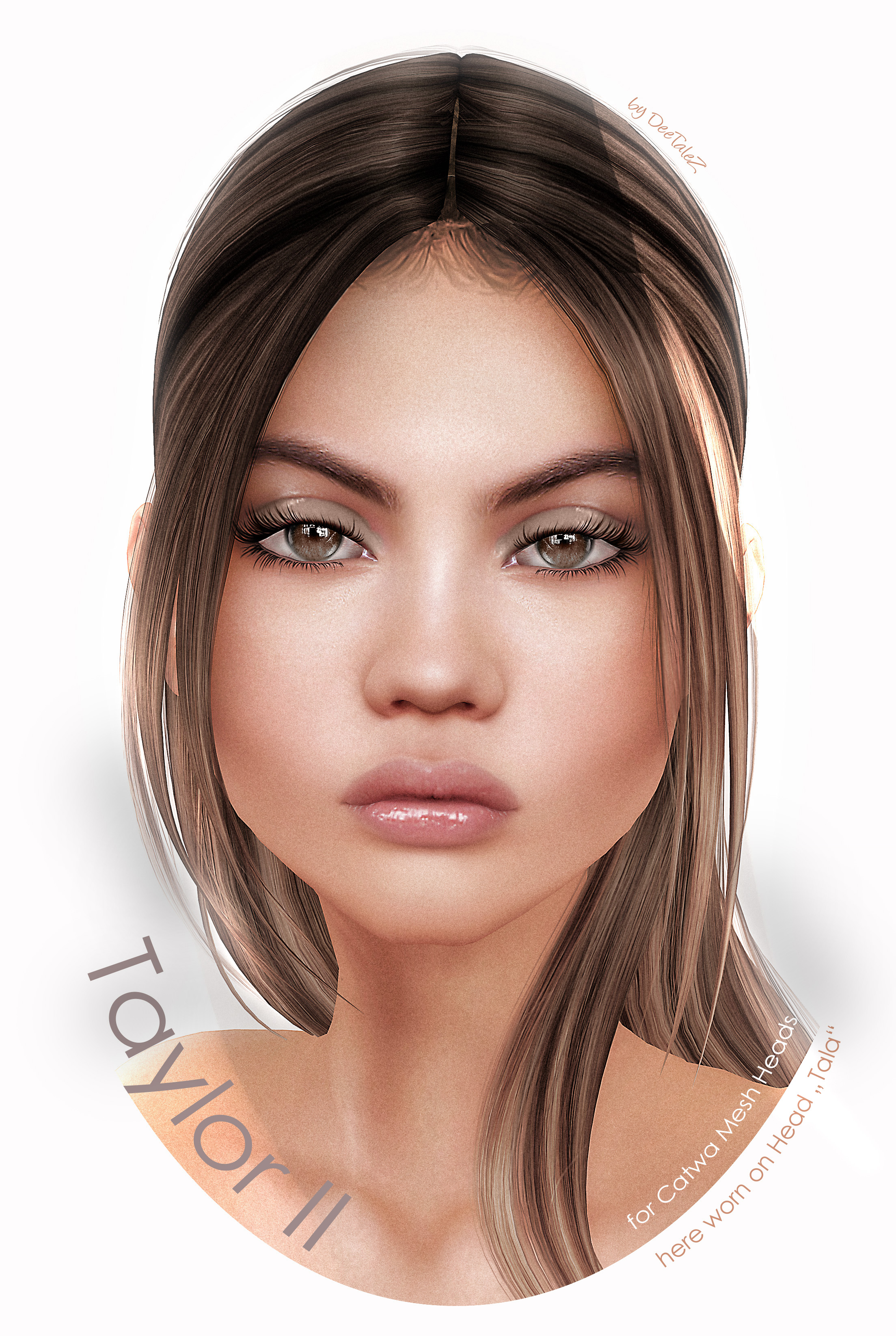 New Catwa Face *Taylor II* | DeeTaleZ – Digital Avatar Artistry