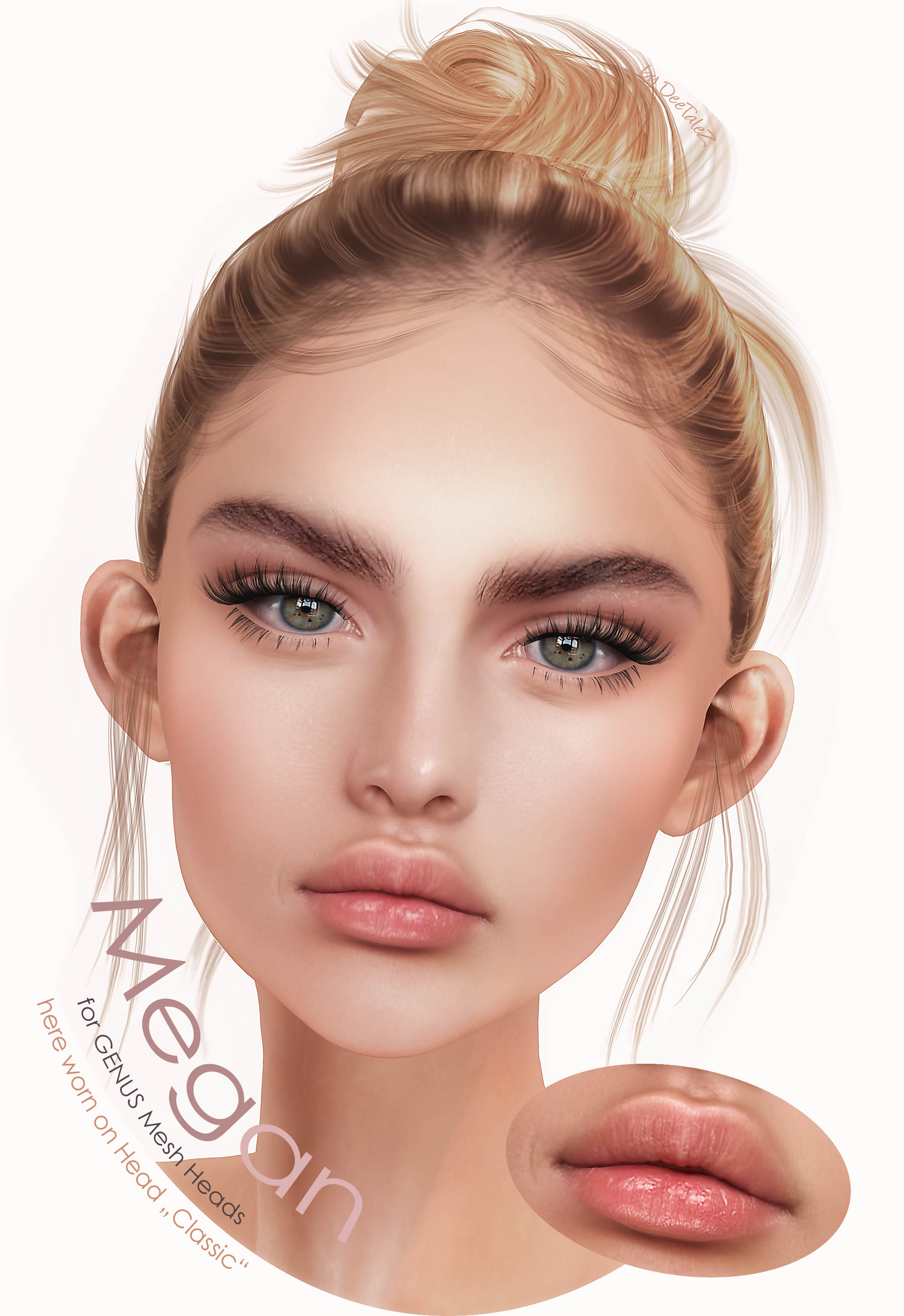 New GENUS Face *Megan* | DeeTaleZ – Digital Avatar Artistry