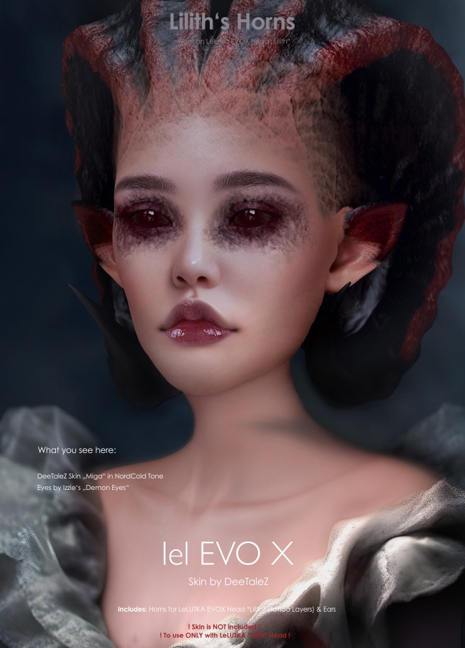 Lilith Horns | DeeTaleZ – Digital Avatar Artistry